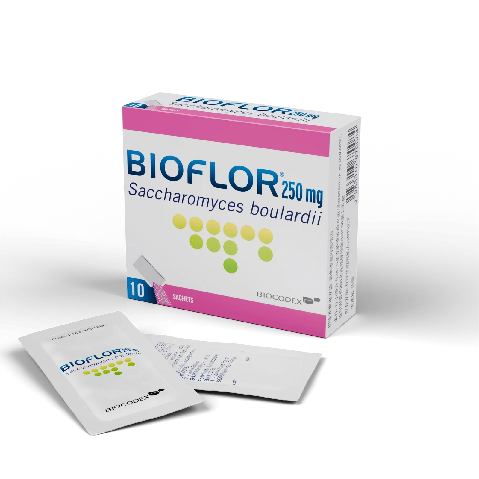 Bioflor probiotics 250mg 10 sachets | Relieve acute abdominal pain ...